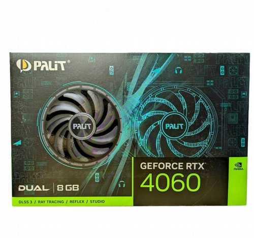 Видеокарта nvidia GeForce RTX 4060 8гб gddr6 Palit