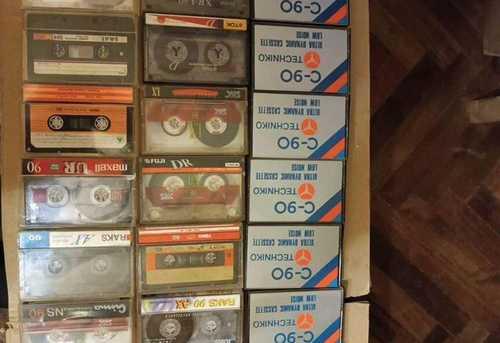 Аудиокассеты разные фирмы 64 шт(цена за все)
