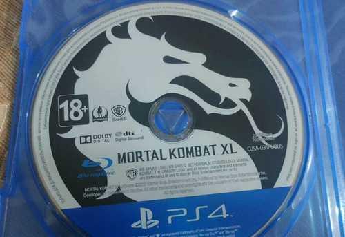 Игры для приставок ps4 диск Mortal Kombat X L