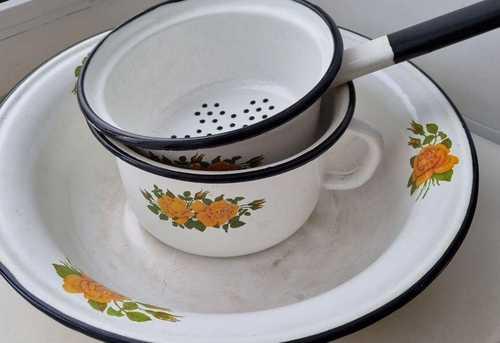 Эмалированная посуда СССР