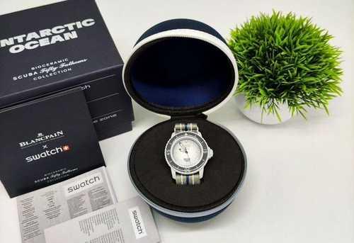 Часы Swatch Blancpain серые