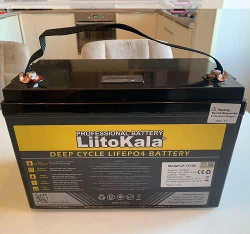 АКБ LiitoKala 12v 100A lifepo4 гарантия 1 год