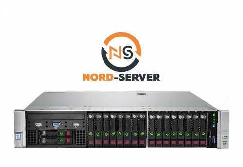 Сервер HP DL380 Gen9 18SFF 2x E5-2640 v3 64GB