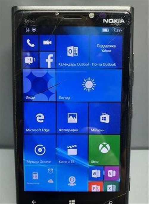 Смартфон Nokia Lumia 920\Трещина