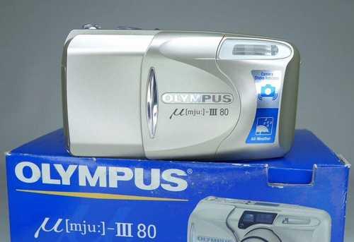 Новый Olympus Mju iii 80 с гарантией