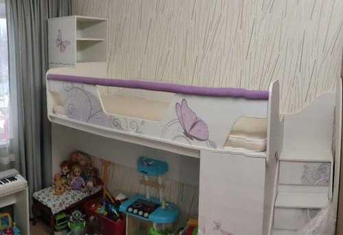 Детская кровать Леди сканд для девочки