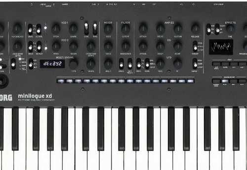 Korg minilogue xd полифонический аналоговый синтез