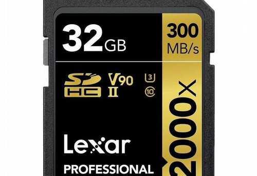 Карта памяти Lexar sdhc Professional 2000x Class 1