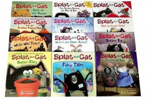 Splat The Cat (12 lift-the-flap books)