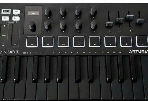 Arturia MiniLab 3 Deep Black новая