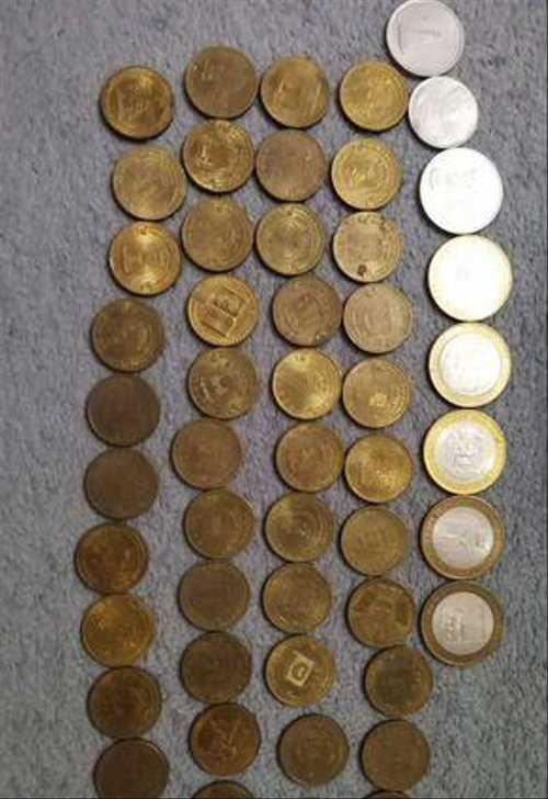 Юбилейные монеты 10 рублевки