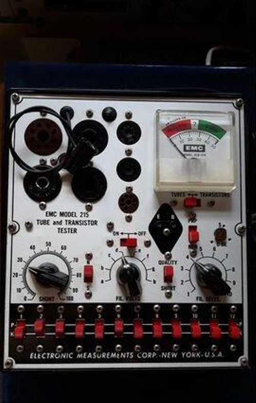 Тестер радиоламп и транзисторов EMC 215 (США)