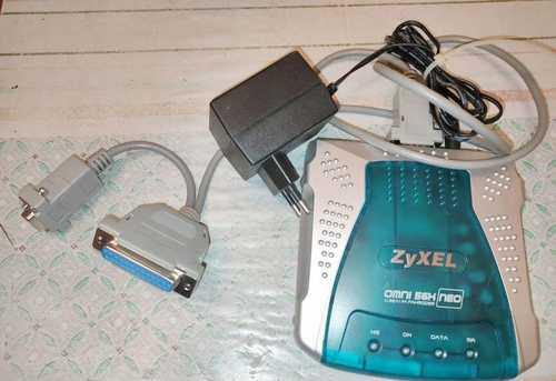 Модем zyxel Omni 56K Neo с блоком питания