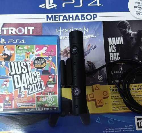 Камера для sony playstation 4 + игра Just Dance