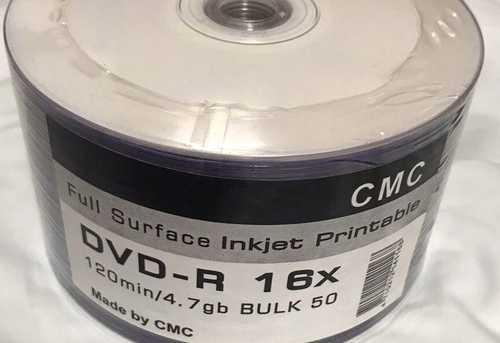 Диски CMC DVD-R 4,7 GB 16x Bulk/50 Full Ink Print