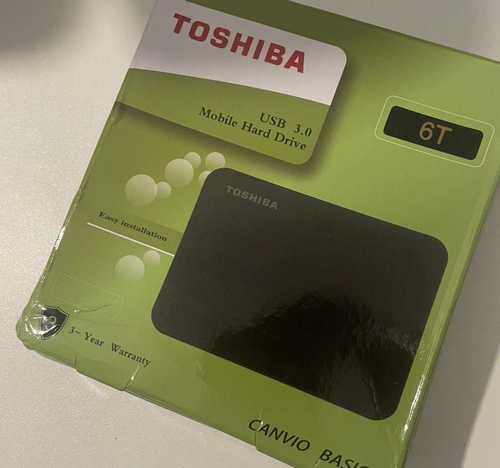 Внешний жесткий диск Toshiba 6tb