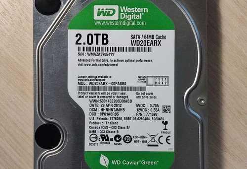 Жесткие диски WD 1.5Тб и 2 Тб