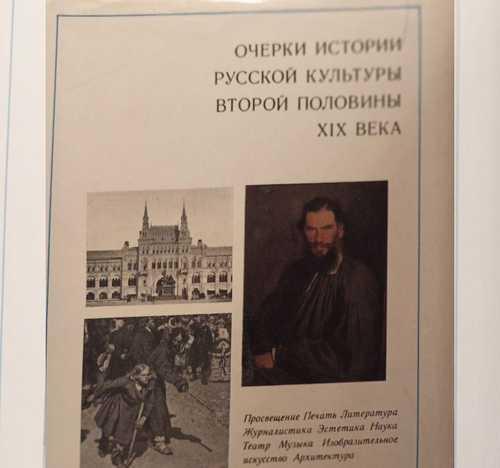 Очерки истории русской культуры 2 половины 19 века