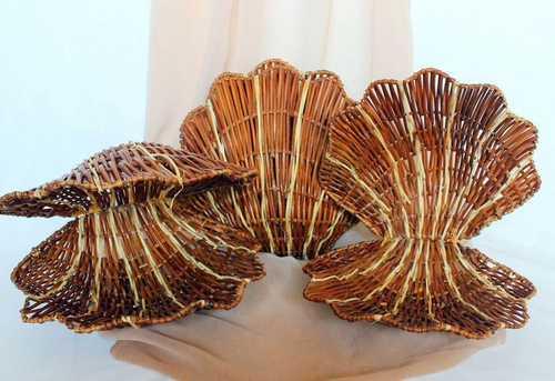 Ракушка декоративная из ротанга