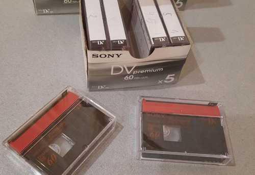Видеокассеты Sony mini DV