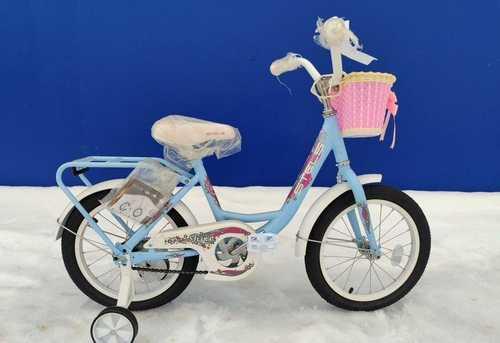 Велосипед детский 16 stels flyte lady голубой
