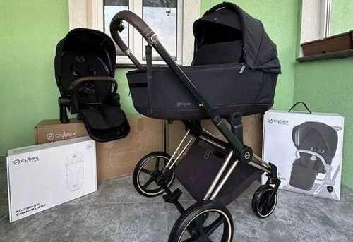 Cybex Priam 4.0 Deep Black шасси Rosegold