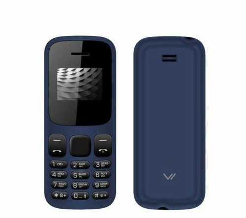 Кнопочный телефон vertex m114 синий новый