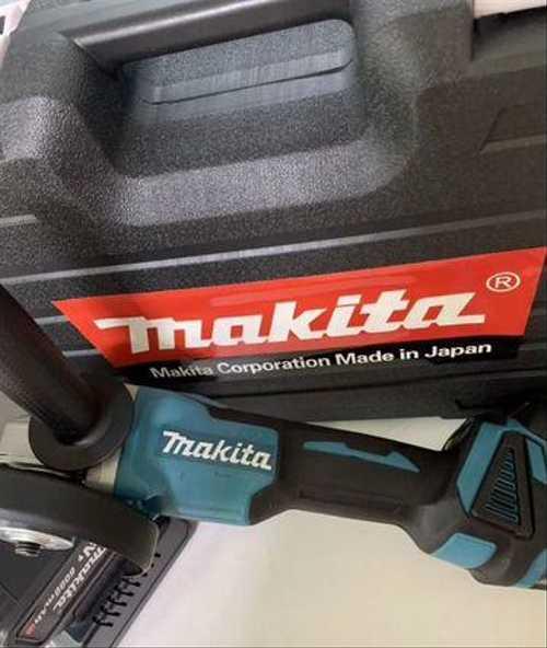 Аккумуляторная болгарка makita+2 аккумулятора