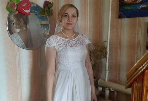 Платье свадебное в пол