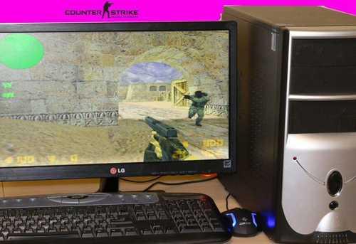 Игровой пк с монитором +мышь + клава intel /nvidia