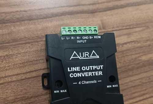 Преобразователь Aura RHL-0604 + межблочный кабель