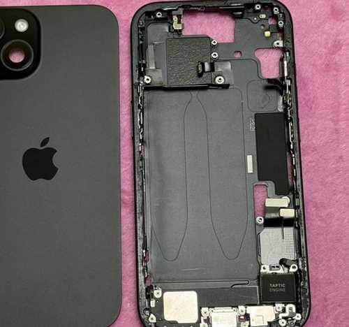 Корпус в сборе iPhone 15 Black с разбора