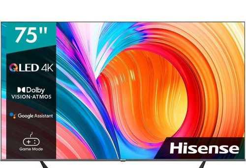 Телевизор Hisense 75A7GQ, 75"(190 см), UHD 4K