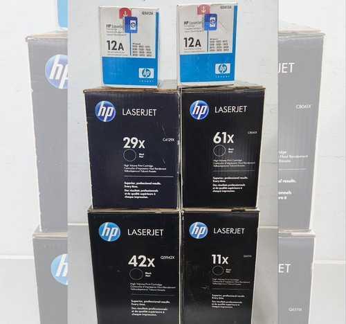 Картриджи для лазерных принтеров HP LaserJet