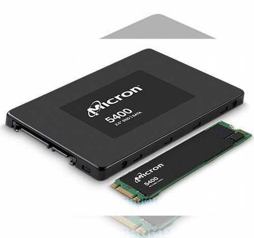 Micron 5400 MAX, 3840GB, 2.5" 7mm, SATA3, 3D TLC, R/W 540/520MB/s, IOPs 95 000/34 000, TBW 24528, dw