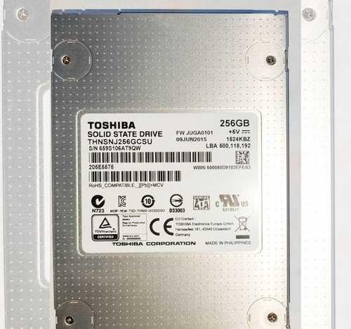 Toshiba SSD 256 Gb MLC