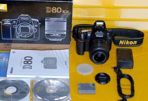 Nikon d80 + AF-S DX Nikkor 18-55 / 3,5 - 5,6 G VR