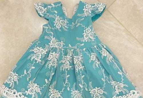 Нарядное платье для девочки 2 года