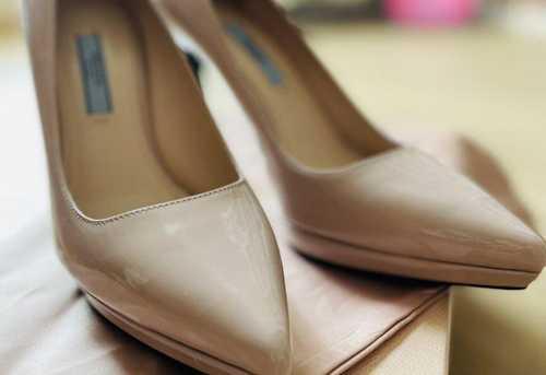 Туфли Prada лакированная кожа