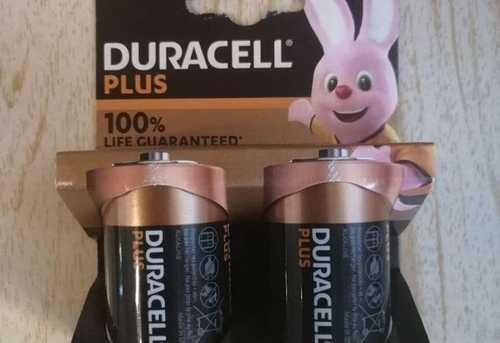 Качественные батарейки "Duracell Plus". D. 2 штуки
