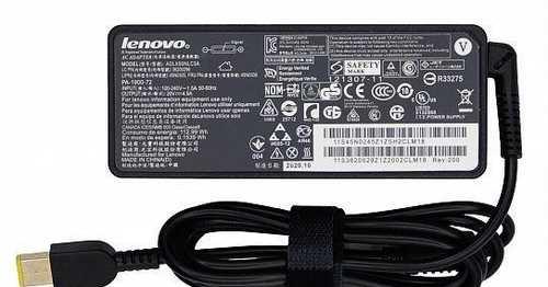 Зарядка Lenovo 20V 4.5A 90W прямоугольный разъём