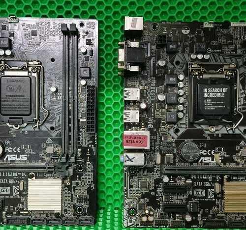 2шт. Asus H110M-K lga 1151. Нюансы