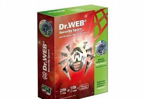 Антивирус DrWeb Security Space на 1 год или больше