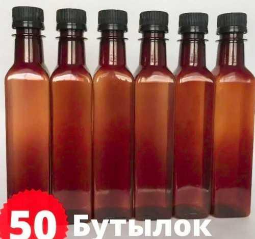 50 шт, Пластиковая бутылка 250 мл