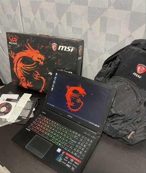 Игровой MSI i7/1070/16/1256 ноутбук GTX 1070