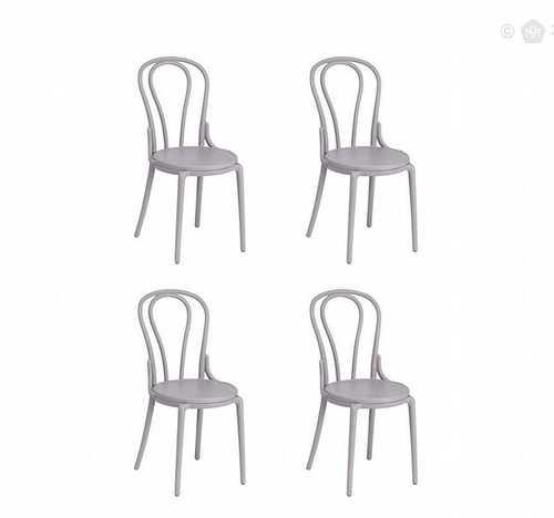 Стул обеденный (mod. PL62) (комплект 4 шт.) Thonet