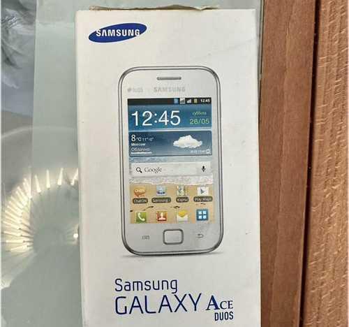 Коробка от Samsung galaxy ace S6802