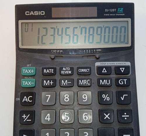 Калькулятор casio dj 120t