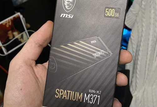 SSD M.2 nvme MSI spatium M371 500gb
