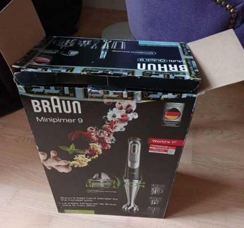 Блендер погружной braun новый